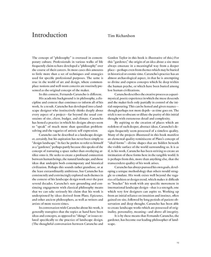 Caruncho Garden & Architecture